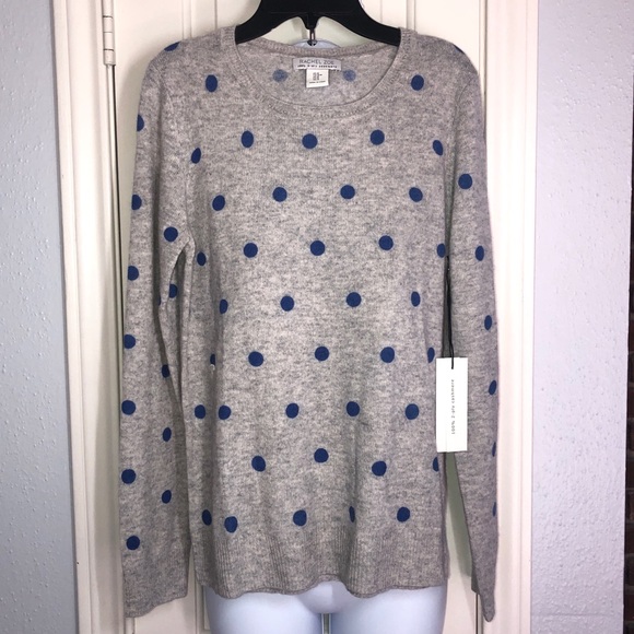 Rachel Zoe | Sweaters | Rachel Zoe Cashmere Printed Dot Sweater Nwt ...